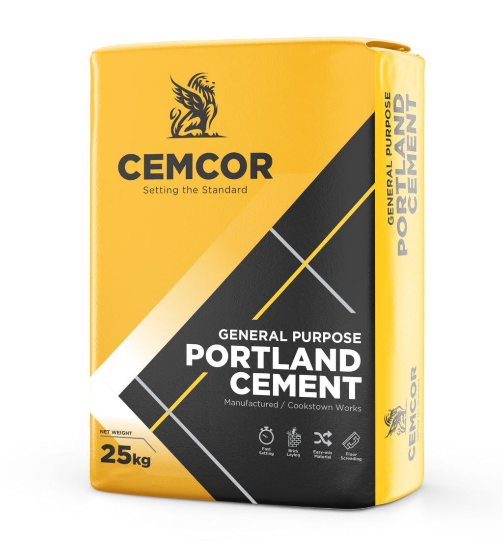 Cemcor Portland Cement 25kg (Eco-Paper)